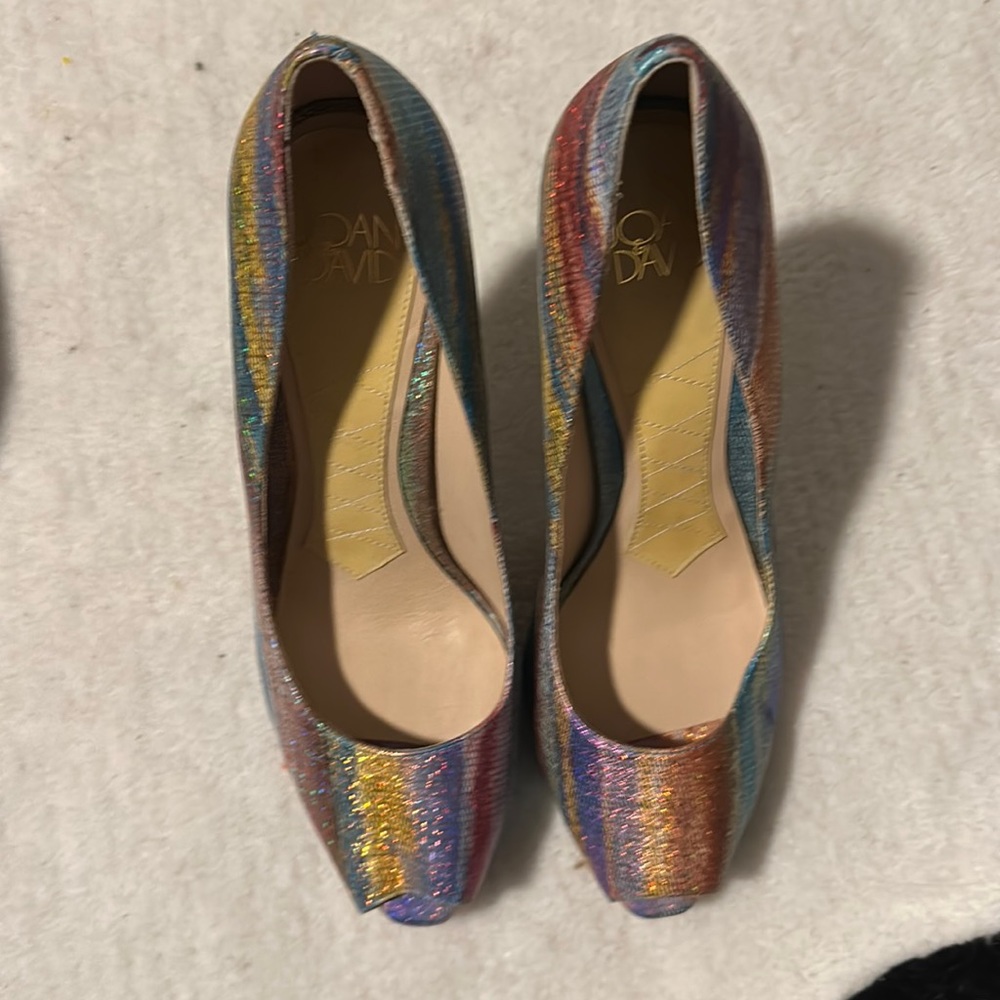 Joan&David Multi Color Heel Pumps Stilettos - Gem